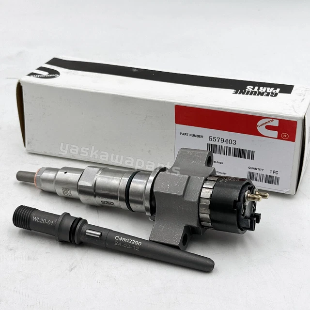 6SET DIESEL COMMON Rail Fuel Injector 5579403 For Cummins 8.9L ISC/ISL ...