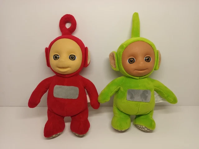 CBEEBIES - TELETUBBIES - plush - 10" soft toys x 2, Po - Dipsy ...