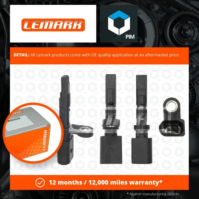 ABS SENSOR FITS AUDI E-TRON GEA, GEN Rear 2018 on Wheel Speed Lemark 4M0927807B £17.67 - PicClick UK