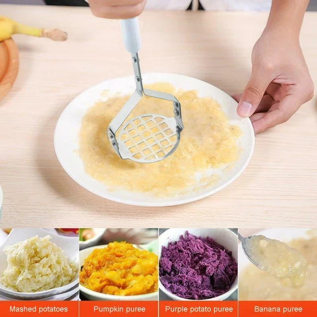 PRESSED POTATO MASHER Ricer Potato Coffee Juice Potato Pusher Smooth Ma ...
