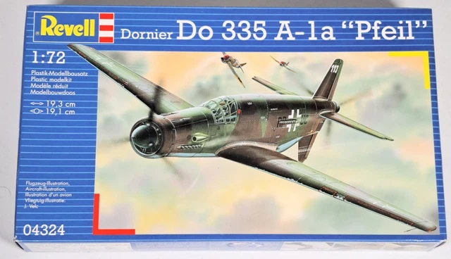 REVELL 04324, DORNIER Do 335 A-1a "Pfeil", 1/72,OVP, #WB 9 EUR 34,90 ...