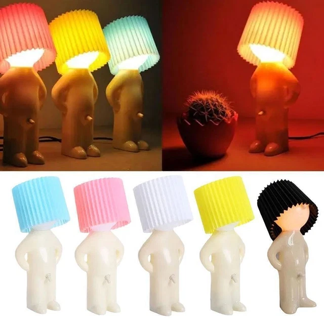 NAUGHTY BOY MR.P A Little Shy Man Creative Lamp Night Lights Home ...