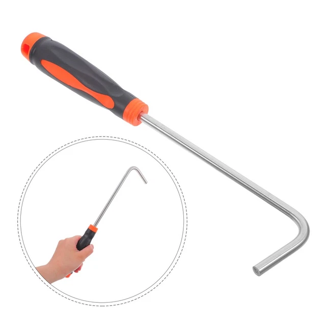 MANHOLE COVER LIFTING Tool Door Hook with Rubber Handle Heavy Duty ...