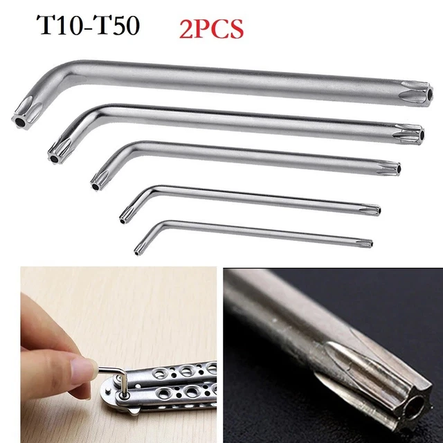 ALLOY STEEL TORX Hex Key Double Ended Wrench T30 T20 T25 T10 T15 (Silver) £5.70 - PicClick UK