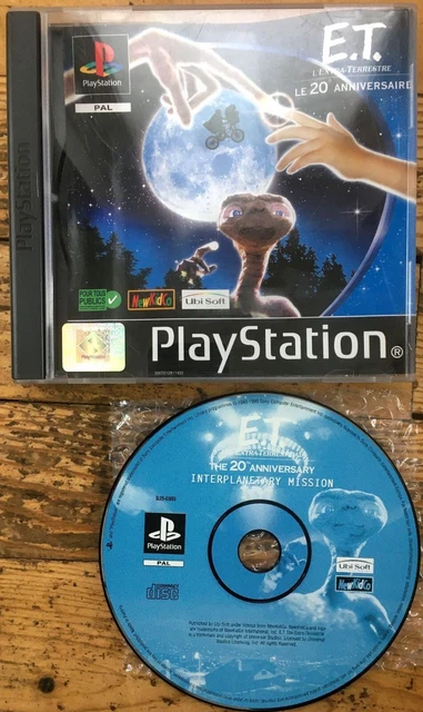 E.T. L'EXTRA-TERRESTRE LE 20è ANNIVERSAIRE EN BOÎTE SANS NOTICE PS1 PAL ...