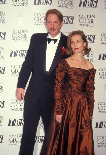 ACTOR DONALD SUTHERLAND actress Isabelle Huppert at the 49th - 1992 Old ...