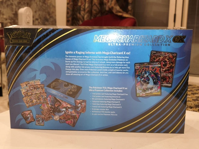 POKEMON PHANTASMAL FLAMES Mega Charizard X UPC Ultra Premium Collection ...