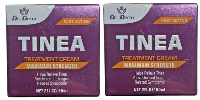 X2 DR DERM Tinea Treatment Cream -Max Strength -Fast Acting - 2 fl oz ...