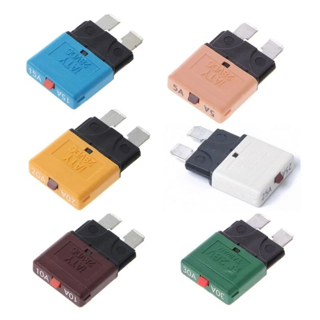 28V DC TYPE Automatic Reset Circuit Breakers Fuse Low Profile ATC/ATO ...