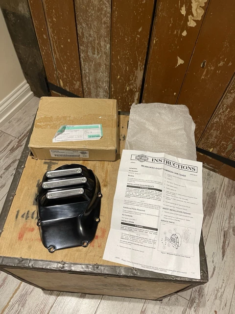HARLEY DAVIDSON DOMINION Cam Cover Gloss Black PN:25700722 Brand New ...