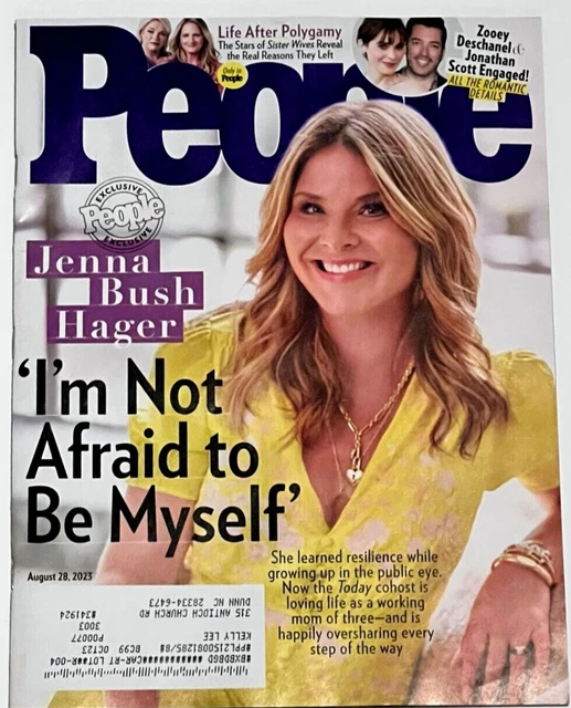 PEOPLE MAGAZINE 28. August 2023 Jenna Bush Hager, Sister Wives, Zoey ...