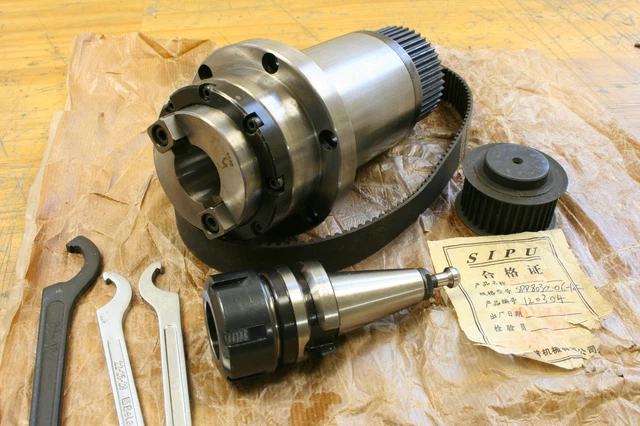 BT30 ATC SPINDLE CNC Mill Router 6000 prm ER32 chuck,belt,pulley,tools ...