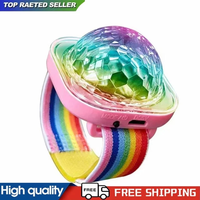 USB WRISTBAND DISCO Ball Light Rechargeable Disco Stage Lights for ...