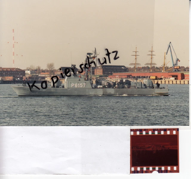 P 6157 SCHNELLBOOT S 57 WEIHE , Bundesmarine, Foto 10x15cm + Negativ N ...