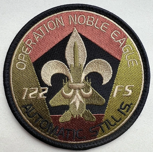 USAF 122ND FIGHTER Squadron Operation Noble Eagle 2022 patch OCP. EUR ...