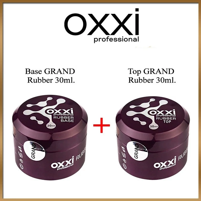 SET 2IN1 OXXI Professional BASE Rubber GRAND + TOP Coat Rubber 30ml. Gel LED/UV £25.96 - PicClick UK