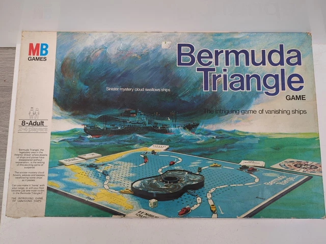 BERMUDA TRIANGLE 1976 Board Game Milton Bradley Vintage 100% Complete £ ...