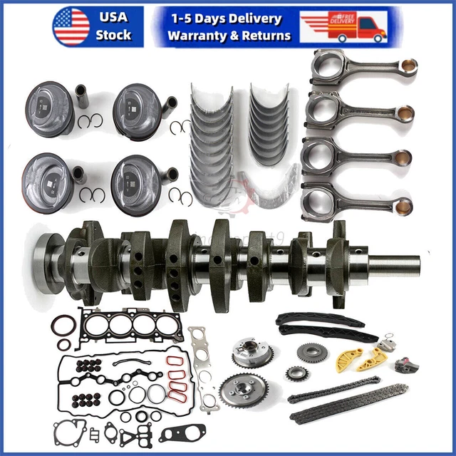 G4KJ ENGINE REBUILD Kit w/ Engine Crankshaft Bearing Kit for Hyundai ...