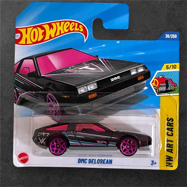 HOT WHEELS DMC Delorean Pink/Black HW Art Cars 2025 Combine Postage £2. ...