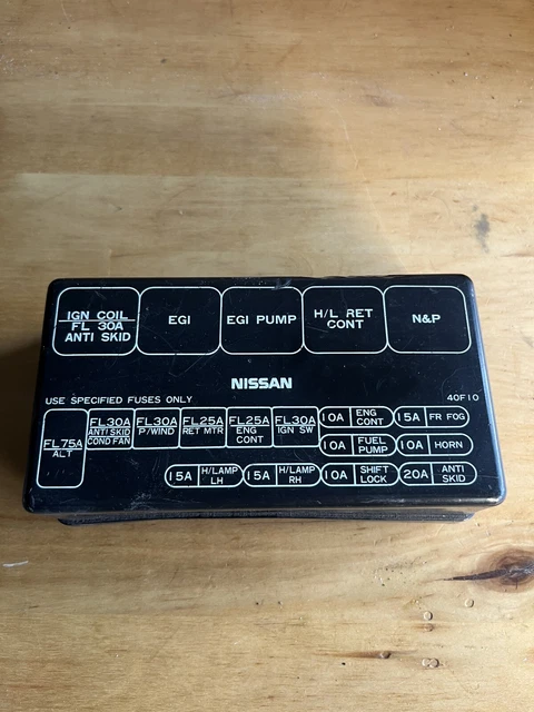 NISSAN S13 PS13 Engine Bay Fuse / Relay Box Lid £38.99 - PicClick UK