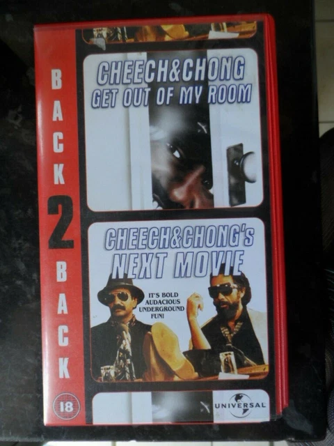 CHEECH & CHONG 'BACK TO BACK', VHS VIDEO.. U.K region. Great movies. L ...