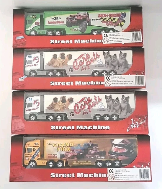 4X PRO ENGINE STREET MACHINE CARE FOR PETS GRAND PRIX SKY RIDER DIECAST ...