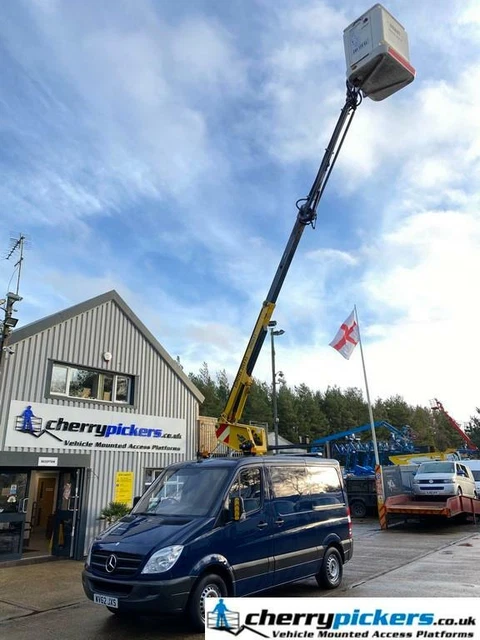 2012 MERCEDES SPRINTER Versalift Access Platform Cherry Picker MEWP 3.5 ...