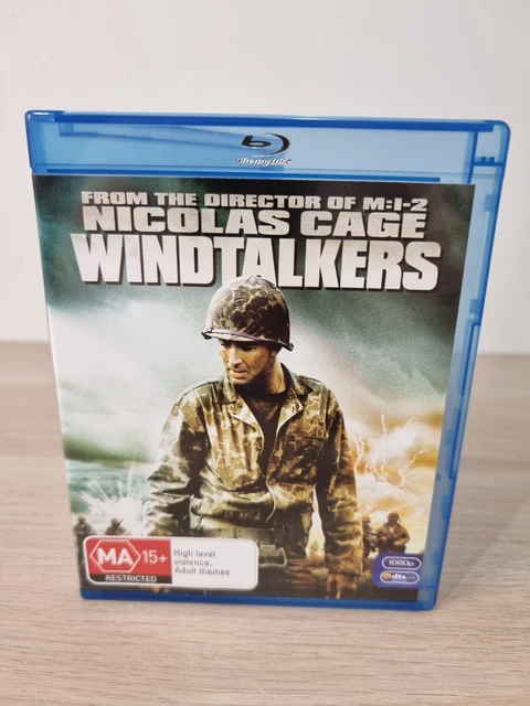 WINDTALKERS BLU RAY Region B Nicolas Cage 2002 $12.44 - PicClick AU