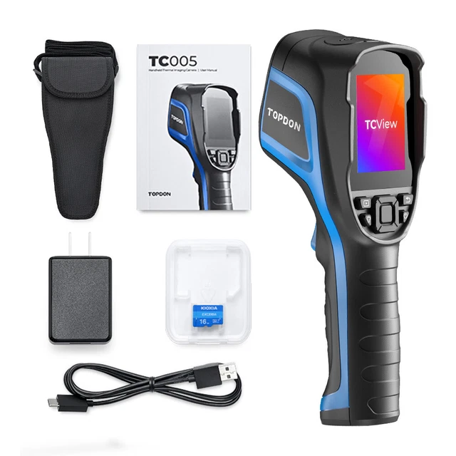 TOPDON TC005 HANDHELD Infrared Thermography Camera IR 25Hz-20to +550°C ...