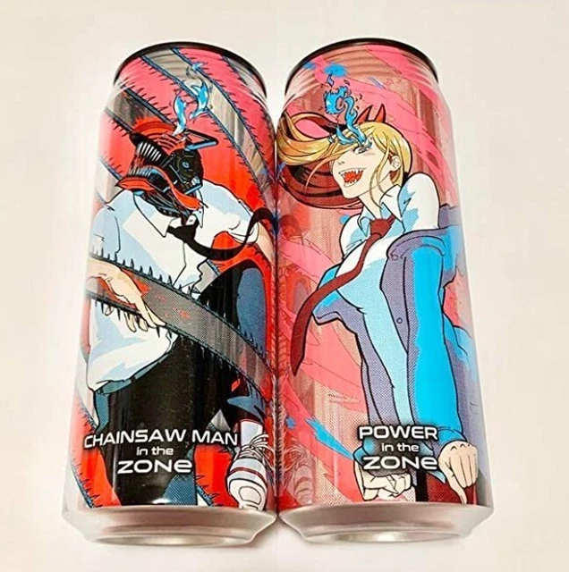 CHAINSAW MAN DENJI Power ZONe Blood Empty Cans With original A5 clear ...