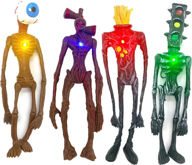 4PCS/SET SIREN HEAD Action Figure Toy 20cm SCP Sirenhead Figure Horror ...