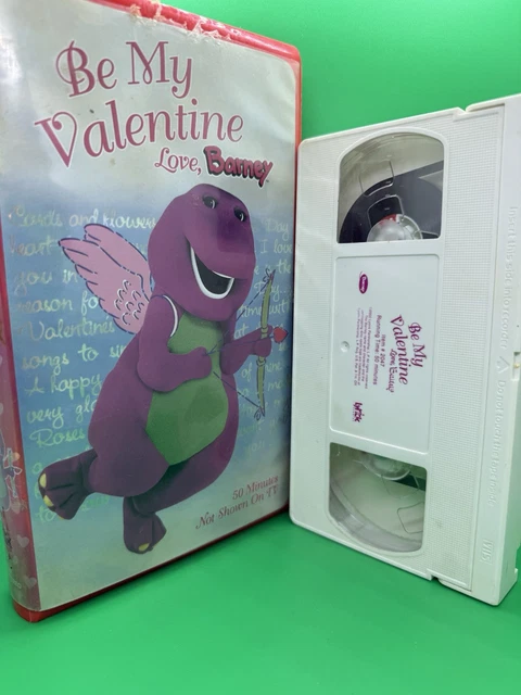 BARNEY THE DINOSAUR Be My Valentine Love Barney VHS 2000 Video Tape ...