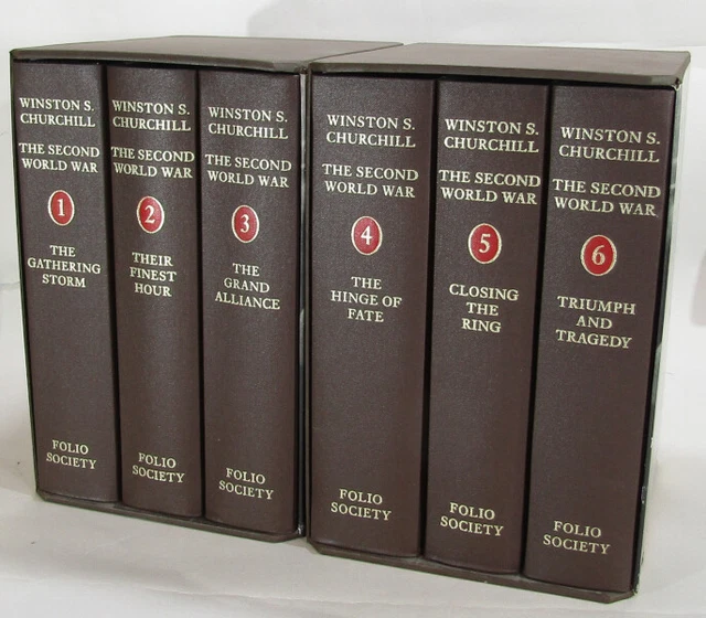 THE SECOND WORLD War: A Gathering Storm etc. - Folio Society Winston ...