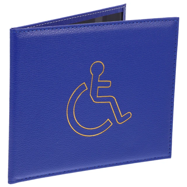 PORTA CERTIFICATI DISABILI Porta Carte di Credito Portatile Porta Biglietti EUR 9,08 - PicClick IT