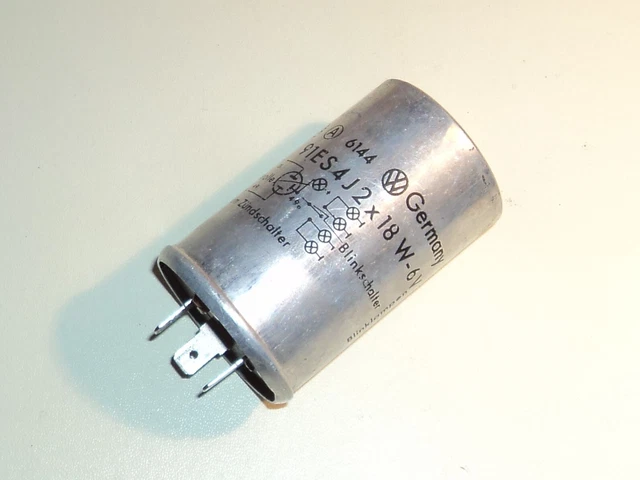 VW BEETLE BUG Hella 91ES4J2x18W-6V flashing relay flashing indicator ...