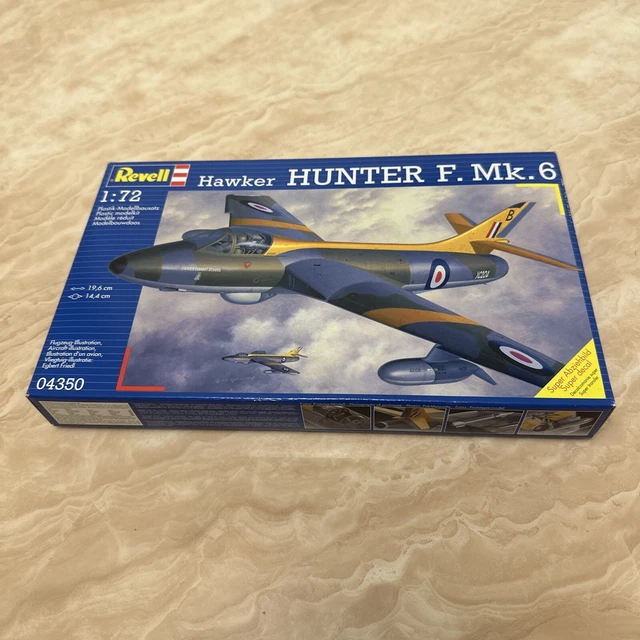 REVELL 04350 1/72 Hawker Hunter F. Mk. 6 Model Kit £10.50 - PicClick UK