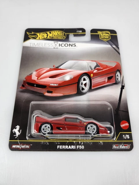 2025 HOT WHEELS Timeless Icons Ferrari F50 #1 Car Culture Premium $26. ...