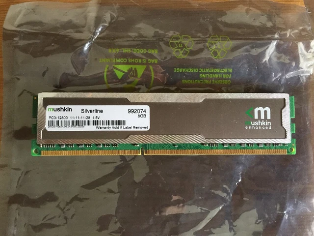 MUSHKIN SILVERLINE 8GB DDR3-1600 PC3-12800 1600Mhz 992074 PC Desktop ...