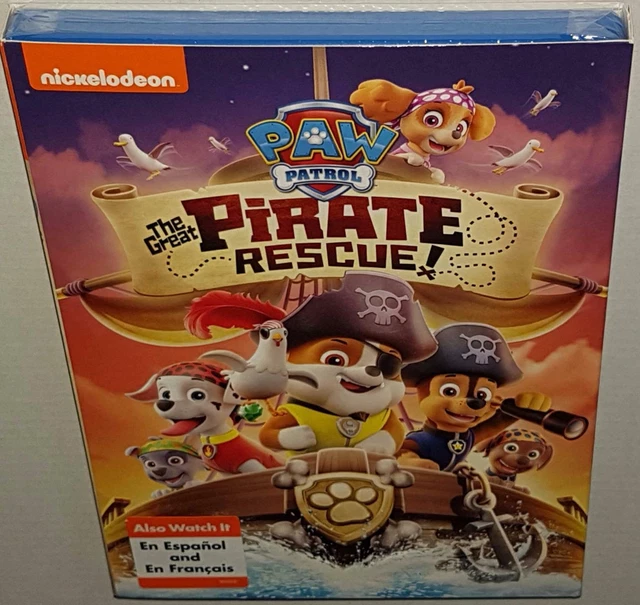 PAW PATROL THE Great Pirate Rescue Brand New Sealed R1 Dvd $19.99 ...