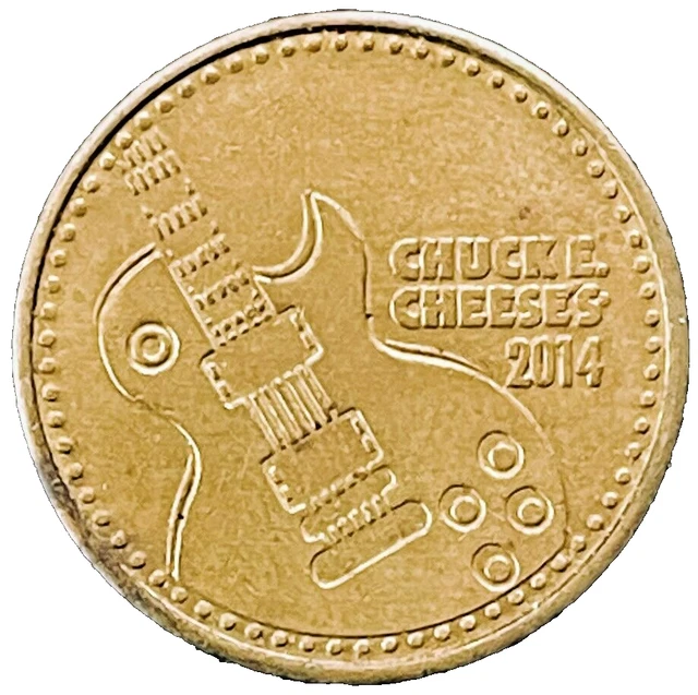 2014 CHUCK E CHEESE Game Token Original Vintage Pizza Restaurant Arcade ...