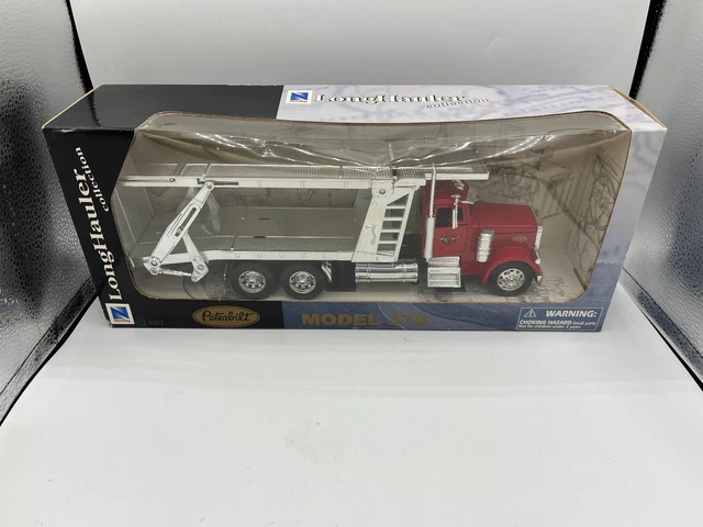 NEW RAY LONG Hauler Collection Peterbilt Model 379 1:32 Scale BC14 $39. ...