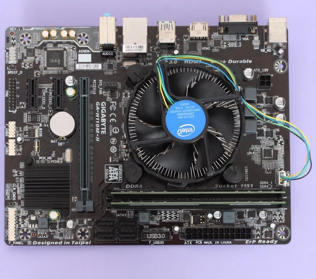 GIGABYTE GA-H110M-H MOTHERBOARD Intel H110 + i3-6100 CPU + 8GB DDR4 Micro ATX $49.95 - PicClick AU