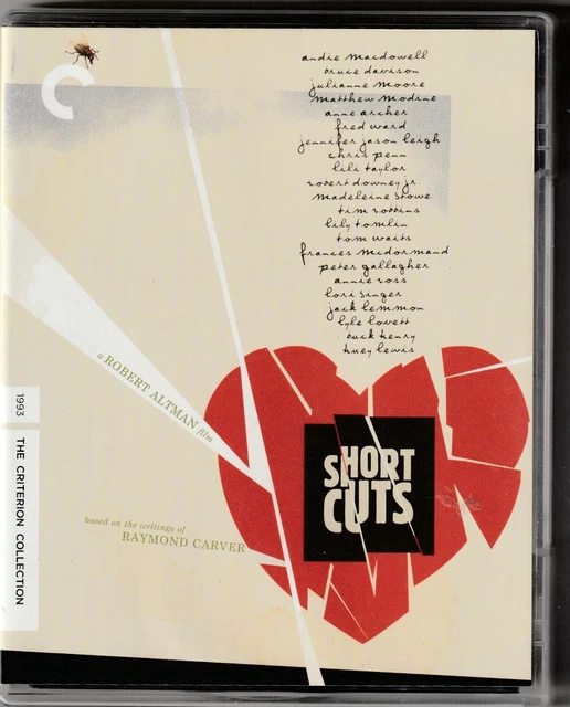 SHORT CUTS 2 DISC Blu-ray + FOLD OUT LEAFLET CRITERION COLLECTION ...