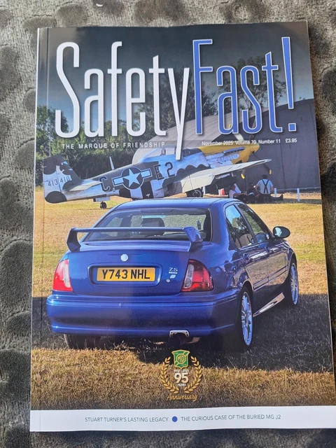 SAFETY FIRST MG Owners Club Magazine November 2025 £3.28 - PicClick UK
