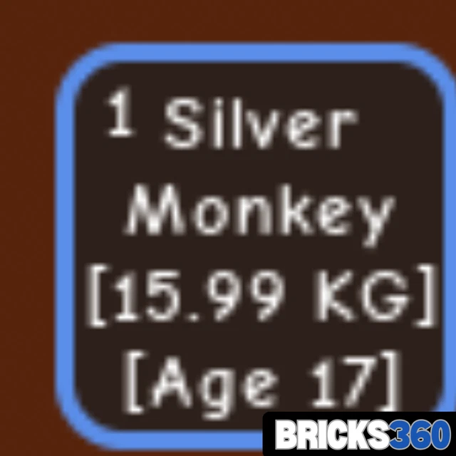 GROW A GARDEN Roblox GIANT TITANIC SILVER MONKEY (15.99 KG - AGE 17 ...