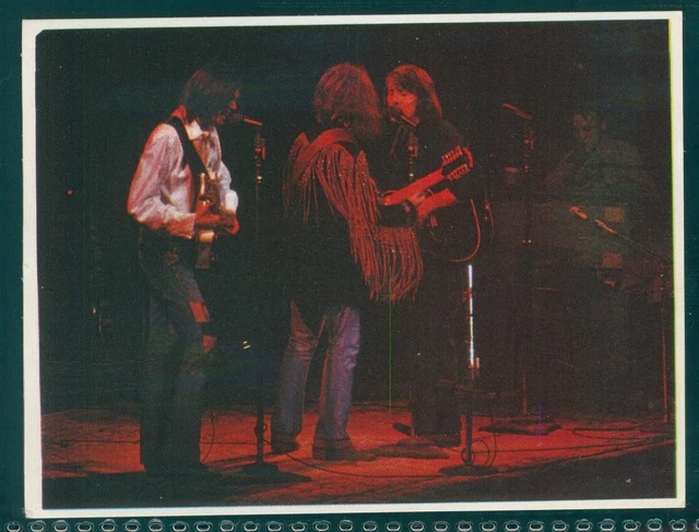 CROSBY STILLS NASH Young, Daily Express Sound 72 Card (Paper Thin) 1972 ...