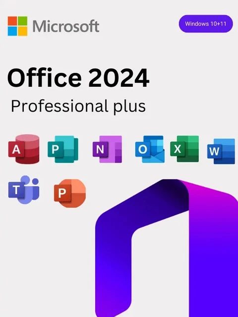 MICROSOFT OFFICE PROFESSIONAL Plus + 2024 lifetime version for 3PC ...