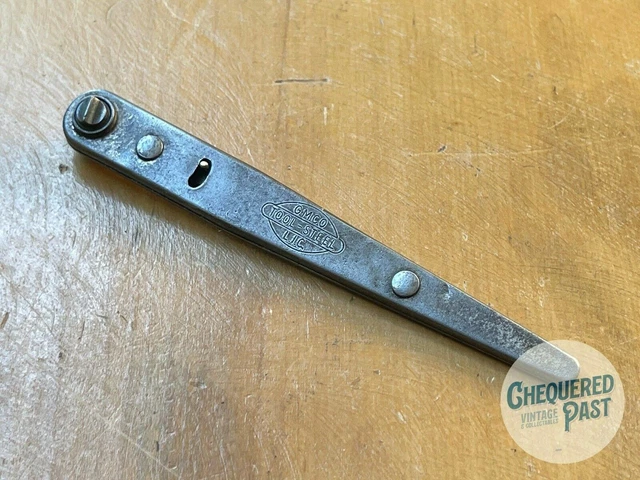 VINTAGE G.M. CO. Slotted Flathead Offset Ratcheting 'Torpedo ...