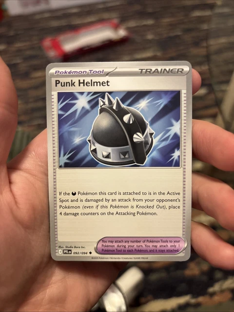 PUNK HELMET UNCOMMON Pokemon PFL: Phantasmal Flames 092/094 NM £1.26 ...