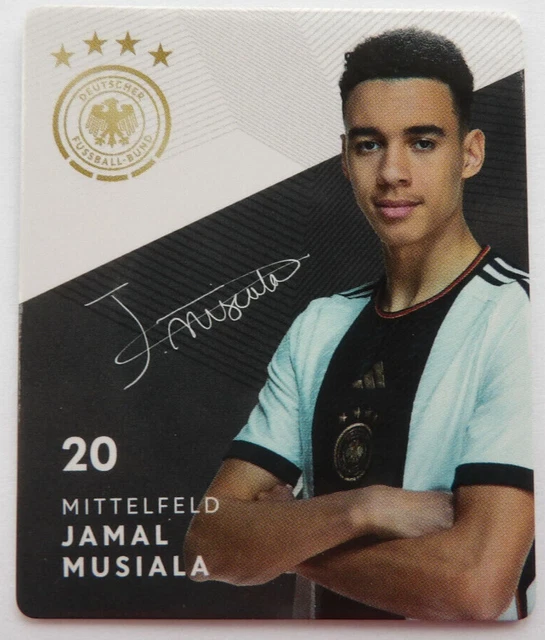 2022 WORLD CUP Rewe DFB Trading Cards "Jamal Musiala 20 Midfield" £0.88 ...